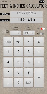 Download Feet And Inches Calculator App Free On Pc Emulator Ldplayer