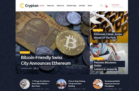 Crypton Cryptocurrency And Mining Wordpress Theme