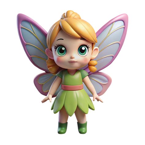 Stunning Contemporary A Cute Pixie With Butterfly Wings Authentic