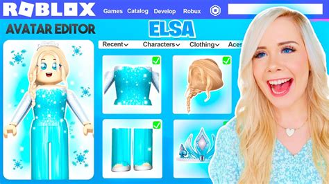 Making Elsa A Roblox Account Youtube