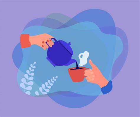 490 Tea Pouring Into Tea Cups Illustration Stock Illustrations