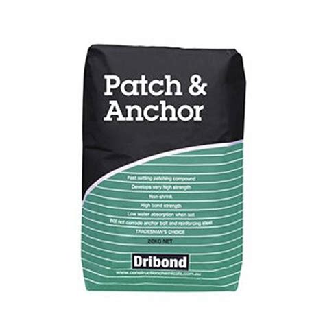 Dribond Patch And Anchor Fast Setting Patching Compound 20kg