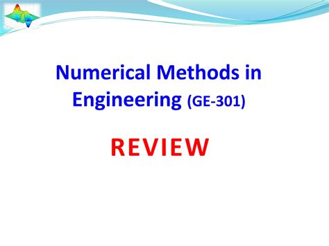Solution Course Review Nmie Mathematical Modeling Programming With