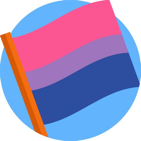 Bisexual Detailed Flat Circular Flat Icon
