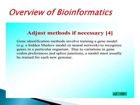 Overview Of Bioinformatics Pptx