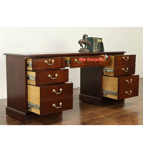 Star Enterprises Antique Style Teak Wood Office Desk Ofd 05 Star