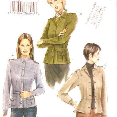 Military Jacket Pattern Etsy