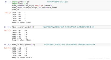Pandas中时间序列的移动—shift函数方法kjjk的博客 Csdn博客