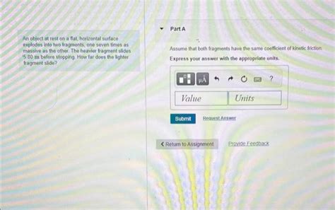 Solved An Object At Rest On A Flat Horizontal Surface Chegg