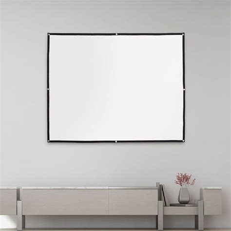 이동형 빔프로젝터 스크린172x 128cm 걸이형 홈플러스 택배배송