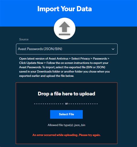 Problem With Migrating To New Password Manager Extension Avast Free Antivirus Premium