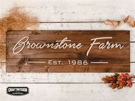 Rustic Wooden Signs