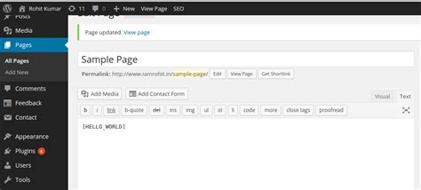 How To Allow Php Code In Wordpress Page And Post