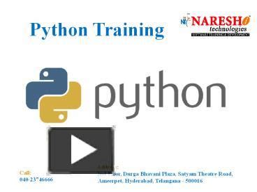 Python Training Best Python Training Institute In Hyderabad Presentation Free To Download