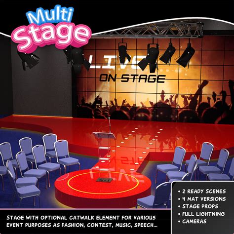 multi stage for daz 2025 free daz 3d models