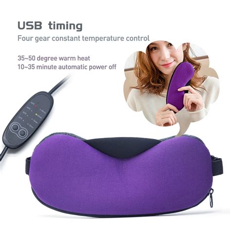 Temperature Control Heat Steam Cotton Eye Mask Dry Tired Compress Usb