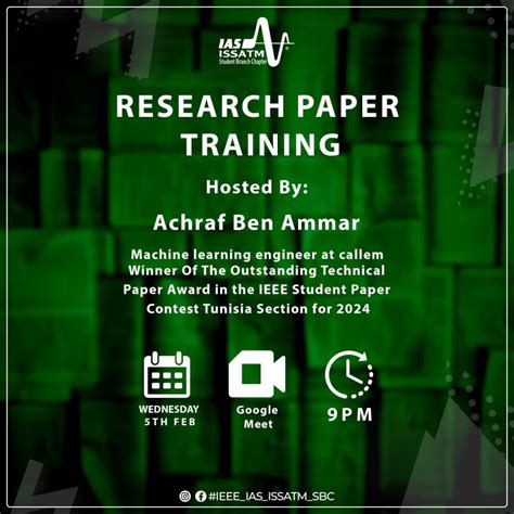 Mohamed Salah Karoui On Linkedin Ieeeiasissatmsbc Workshop