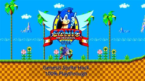 Sega Genesis Sonic Sprite