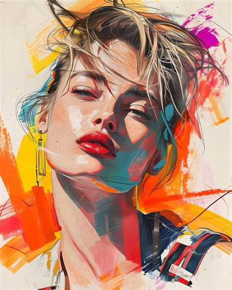 Download Ai Generated Colorful Woman Royalty Free Stock Illustration Image Pixabay