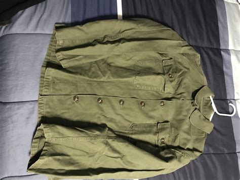 Vintage 1960s 70s Vietnam War Us Army Og 107 Od Olive Drab Military