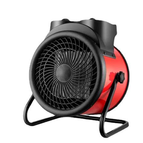 220v 휴대용 산업용 전기 히터 온도 조절기 에어 워머 라디에이터 룸 2000w 빠른 열 3 기어 과열 보호