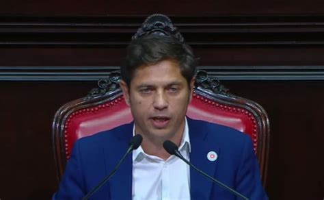 Axel Kicillof Respondi A La Convocatoria De Javier Milei Y Lanz Siete Exigencias Para El