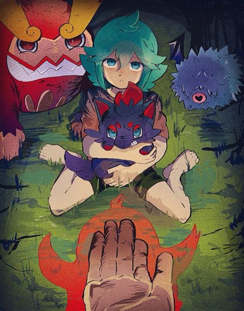 N Zorua Ghetsis Woobat Darmanitan And 1 More Pokemon And 1 More Drawn By Wworgyuyartausm