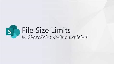 Sharepoint File Size Limits Explained — Lazyadmin