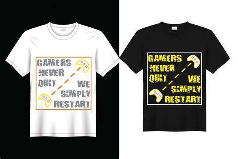 Gamer Typographic T Shirt Design Graphic By Miraz Creative Fabrica