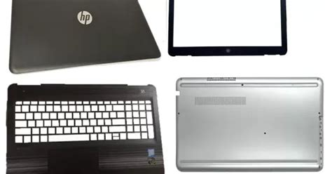 HP Pavilion AU AU TX LCD Top Cover Bezel With Touchpad Palmrest And Bottom Base Full Body