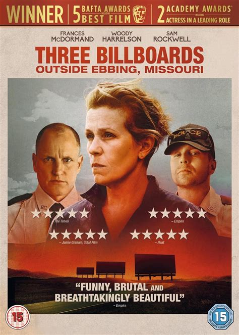 Three Billboards Outside Ebbing Missouri Dvd 2018 Uk