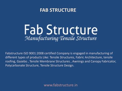 Fab Structure Pptx