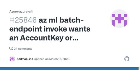 Az Ml Batch Endpoint Invoke Wants An Accountkey Or Sastoken For