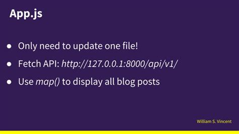 Django Rest Framework React Ppt