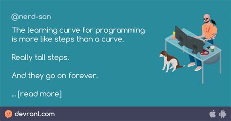 The Learning Curve For Programming Is More Like Steps Than A Curve