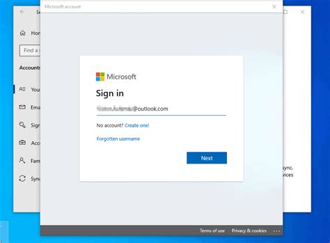 Sign In With A Microsoft Account Sign Into Windows 10 With A MS Account