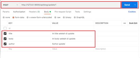 Backend Membuat Rest Api Crud Konten Blog Di Laravel 8 Part 3 Memperbarui Konten Blog By