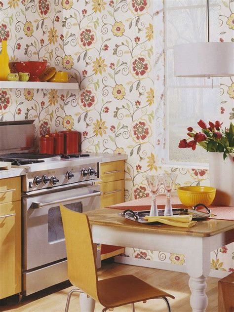 Décor Ideas For Country Style Kitchen Wallpaper Kitchen Ideas