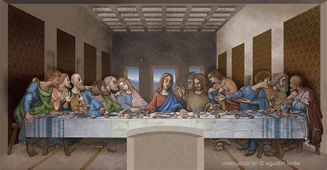 Página Para Colorear De La última Cena De Da Vinci