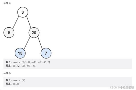 leetcode·107 二叉树的层次遍历 ·层次遍历 csdn博客