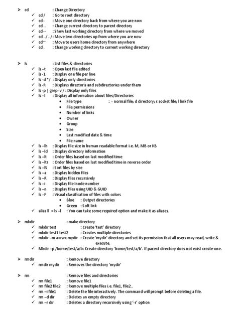 Linux Commands Pdf File Transfer Protocol Computer File