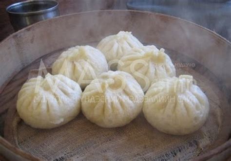 Ногоотой мантуун бууз хийх жор