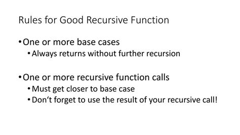 Recursion Csce 121 J Michael Moore Ppt Download
