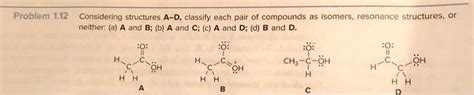 Solved Problem Considering Structures A D Classify Chegg