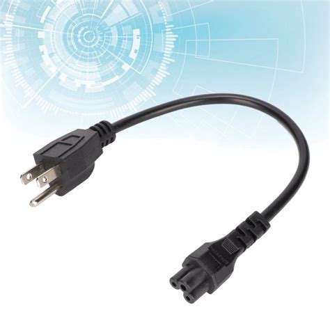 P Male To IEC C Female Power Cord AWG AC Power Short Cord Heavy Duty For Computers