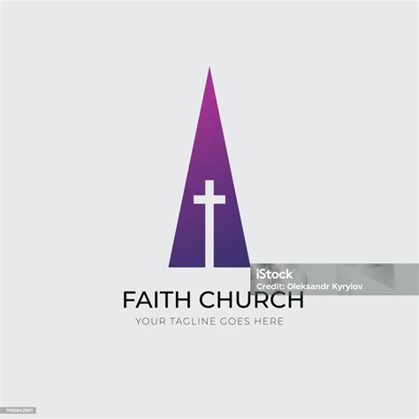 기독교 십자가 또는 교회 삼각형 신학 기호 현대 교회 기호에 대한 깨끗한 교회 십자가 기호 기독교 십자가의 아이콘 카톨릭 종교