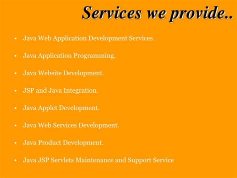 Ppt Java Jsp Servlet Development Powerpoint Presentation Free