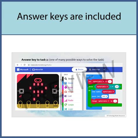 Microbit Loops Exercise With 3 Practical Coding Tasks And Explanations