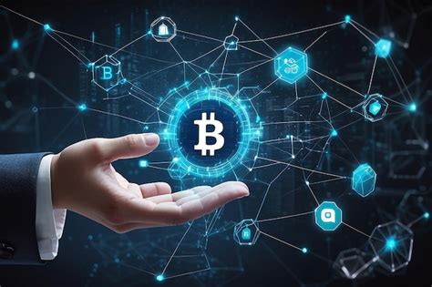 Premium Photo Blockchain In Advertising