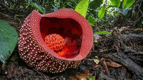 Rainforest Rafflesia Flor Flor Flor Jungla Suelo Imagen De Archivo Imagen De Ambiente Salvaje